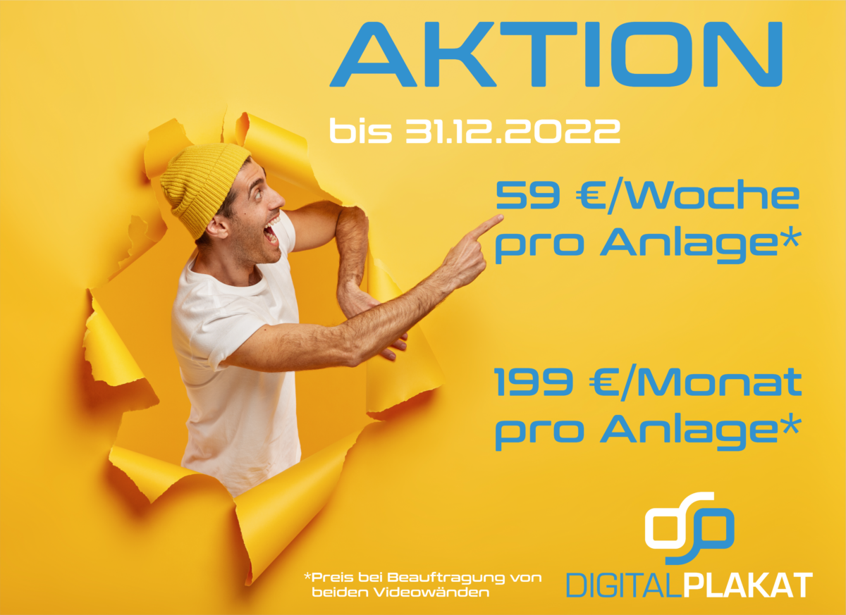 Digital-Plakat – Deine Botschaft digitalisiert.